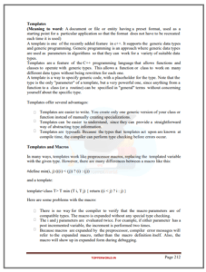 C++ Complete Notes - topperworld