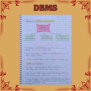 DBMS Handwritten Notes - topperworld