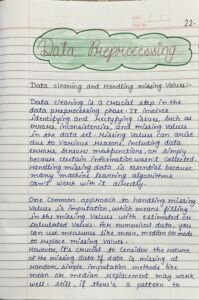 Machine Learning Handwritten Notes - Topperworld