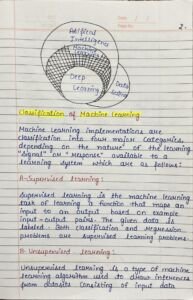 Machine Learning Handwritten Notes - Topperworld