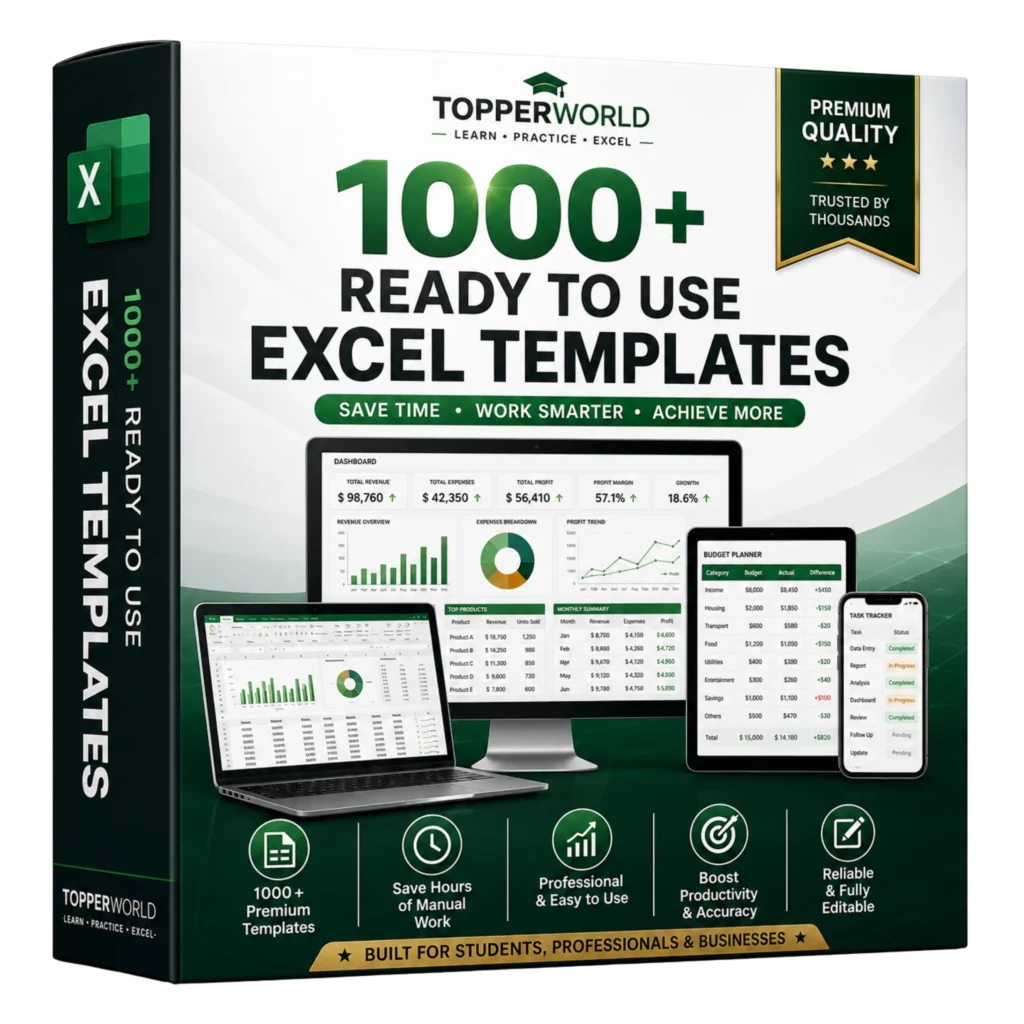 Excel Templates Bundle + Bonuses