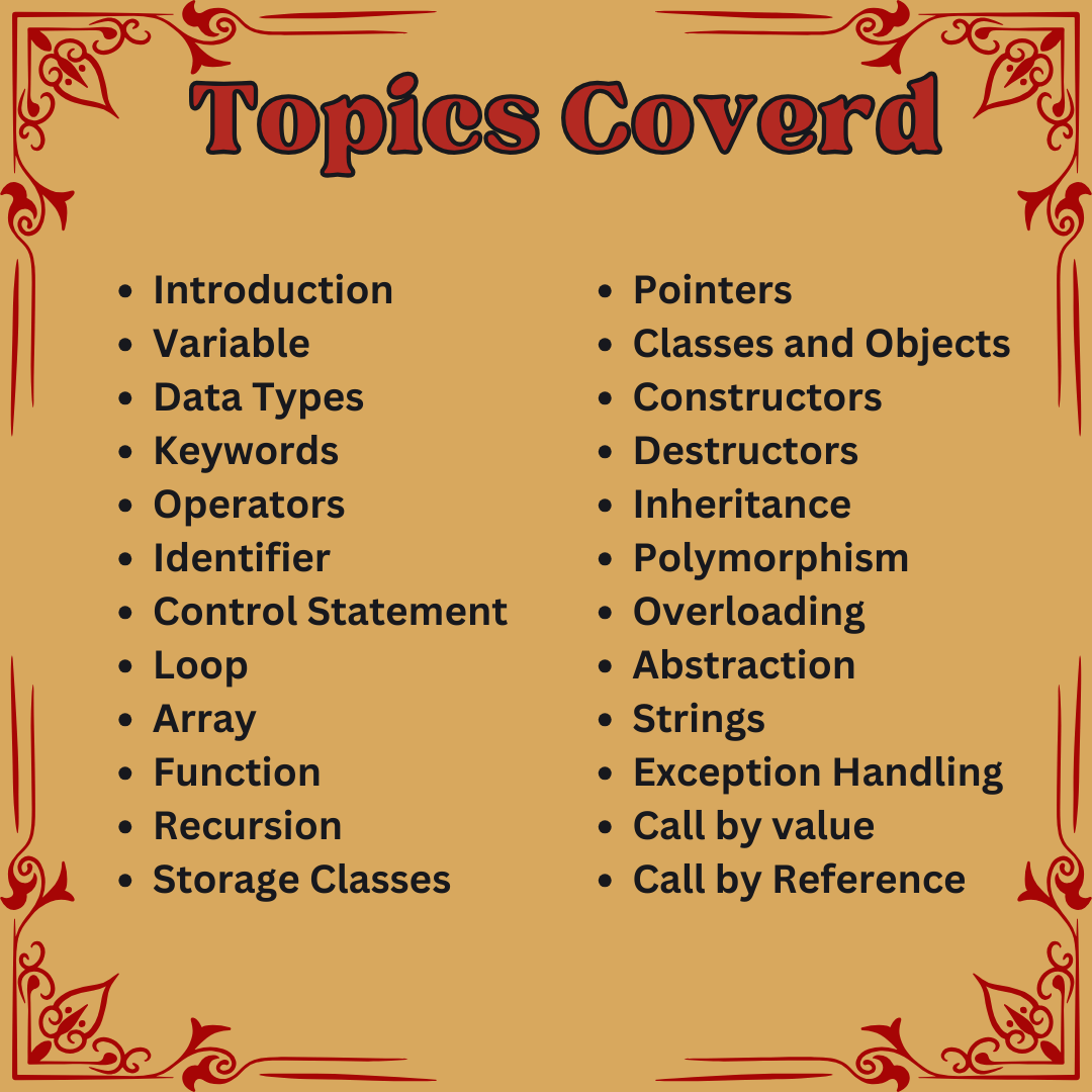 C++ Handwritten Notes - topperworld