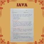 JAVA Handwritten Notes - topperworld